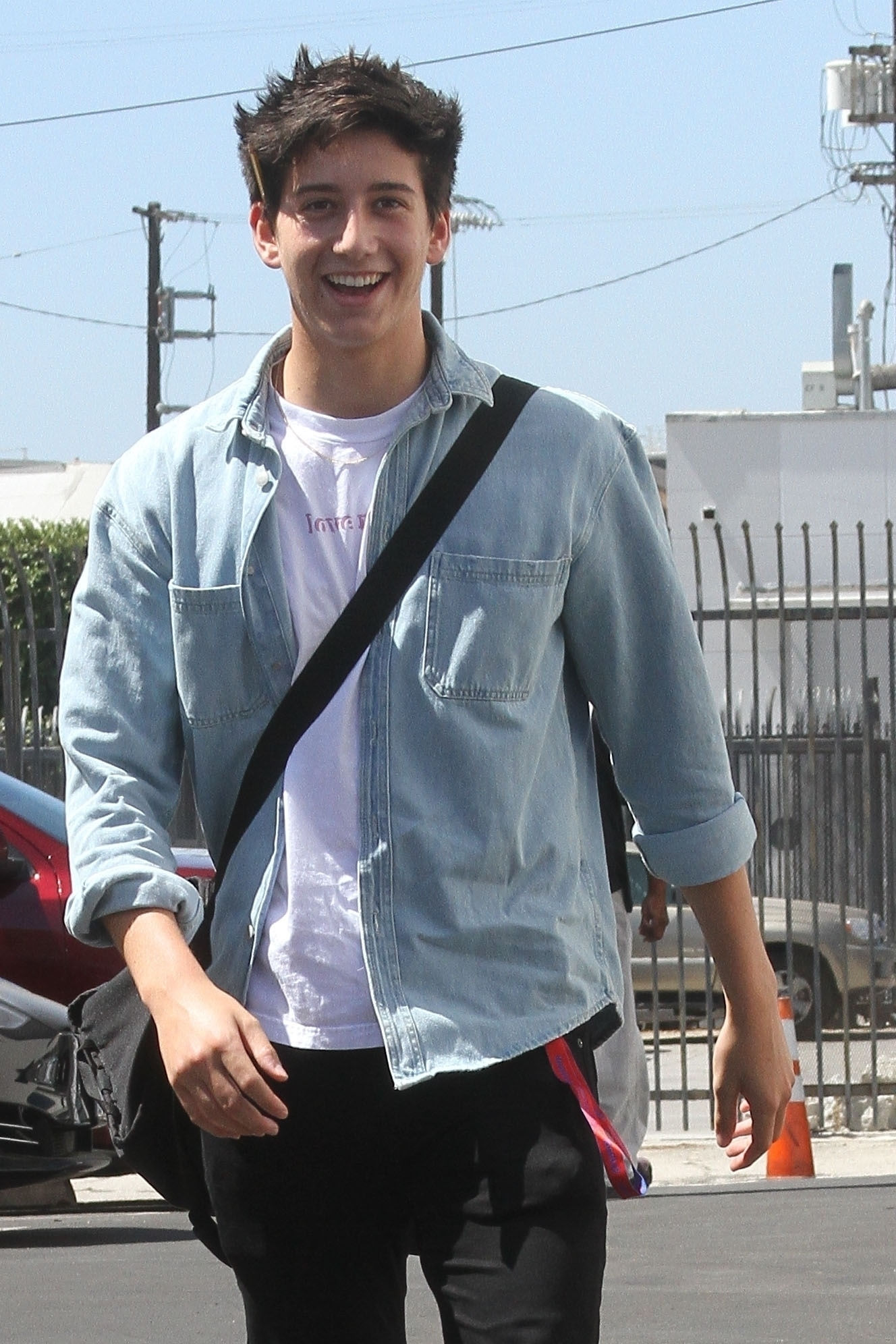 Sep 13 | Arriving at Dancing with the Stars Studio - milomanheimcom 001 - Milo Manheim Mania ...